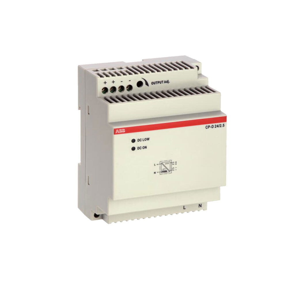 منبع تغذیه 24 ولت DC با خروجی 2.5 آمپر مدل CP-D24/2.5 ساخت ABB - هوشمندسازی ساختمان